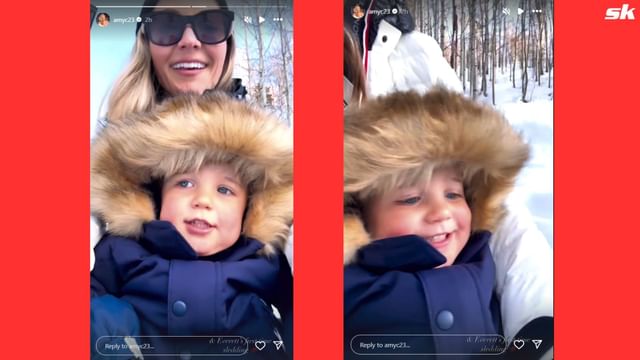 Amy Cole: Gerrit Cole's wife Amy Cole captures son Caden's first ...