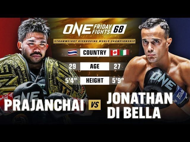 ONE Fight Night 26: “He didn't want to engage” - Jonathan Di Bella says ...