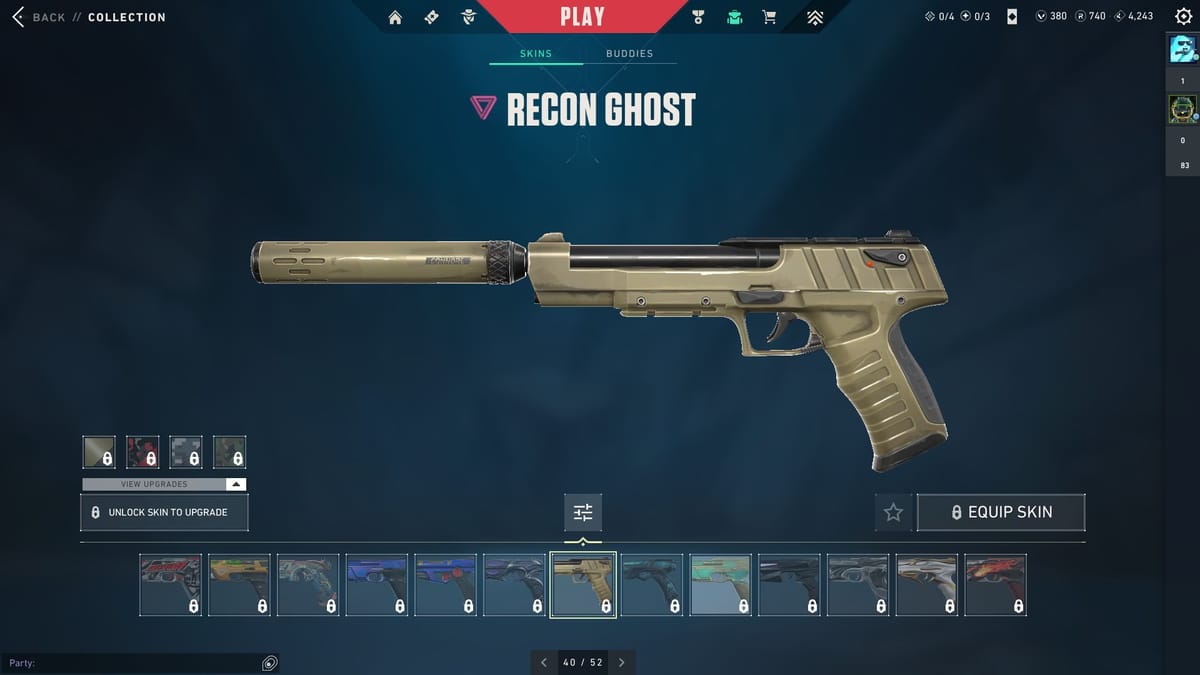 7 best Ghost skins for Valorant in 2024