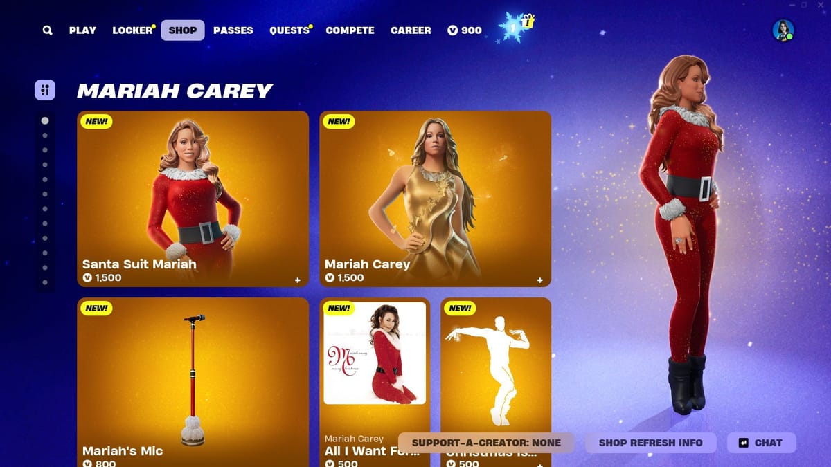 How to get the Mariah Carey skin in Fortnite