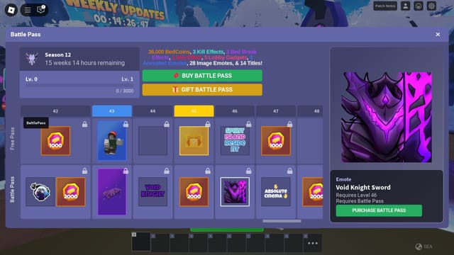 BedWars The Void Knight guide