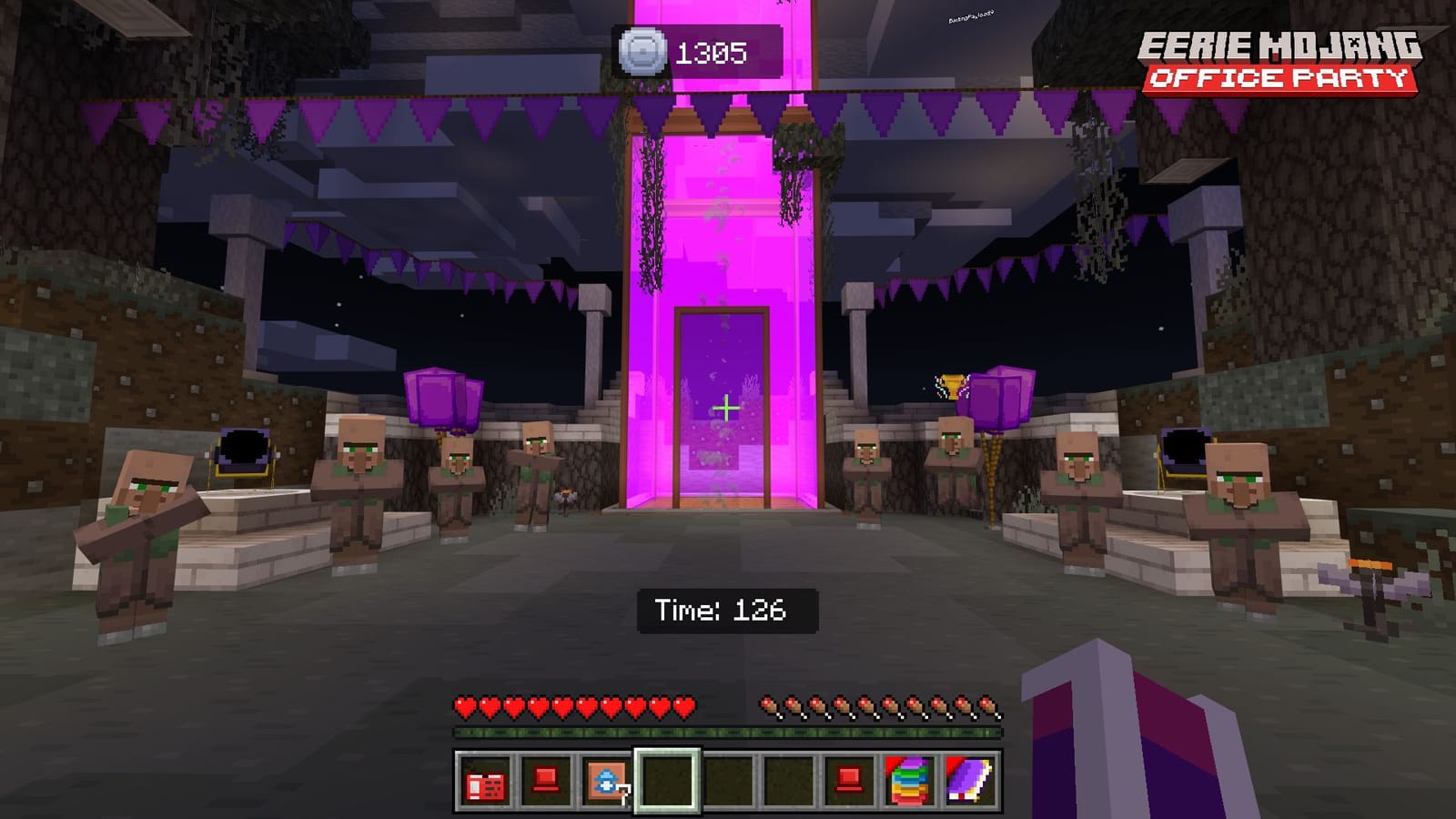 Fastest way to get the eyeblossom cape in Minecraft Eerie Mojang Office ...