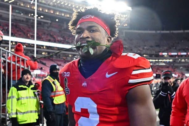 What is Caleb Downs 40-time?