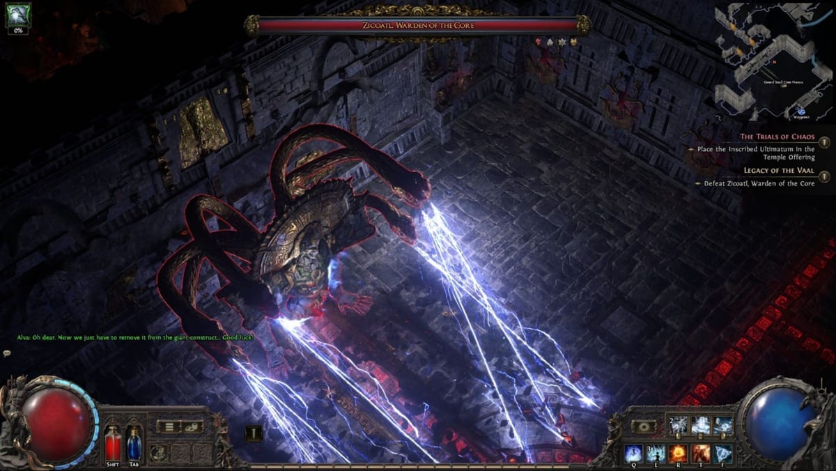 Path of Exile 2: Zicoatl Warden of the Core boss guide