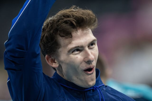 In Pictures: Stephen Nedoroscik, Ilona Maher's dance partner Alan ...