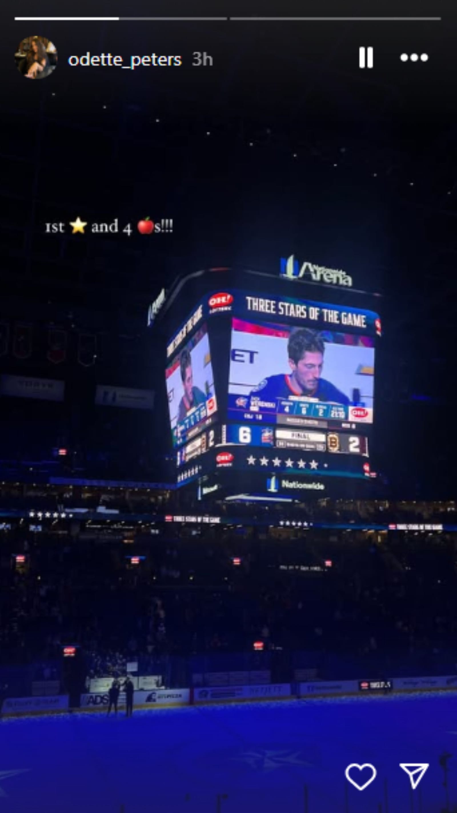 Zach Werenski’s fiancee Odette Peters drops her reaction to beau being ...