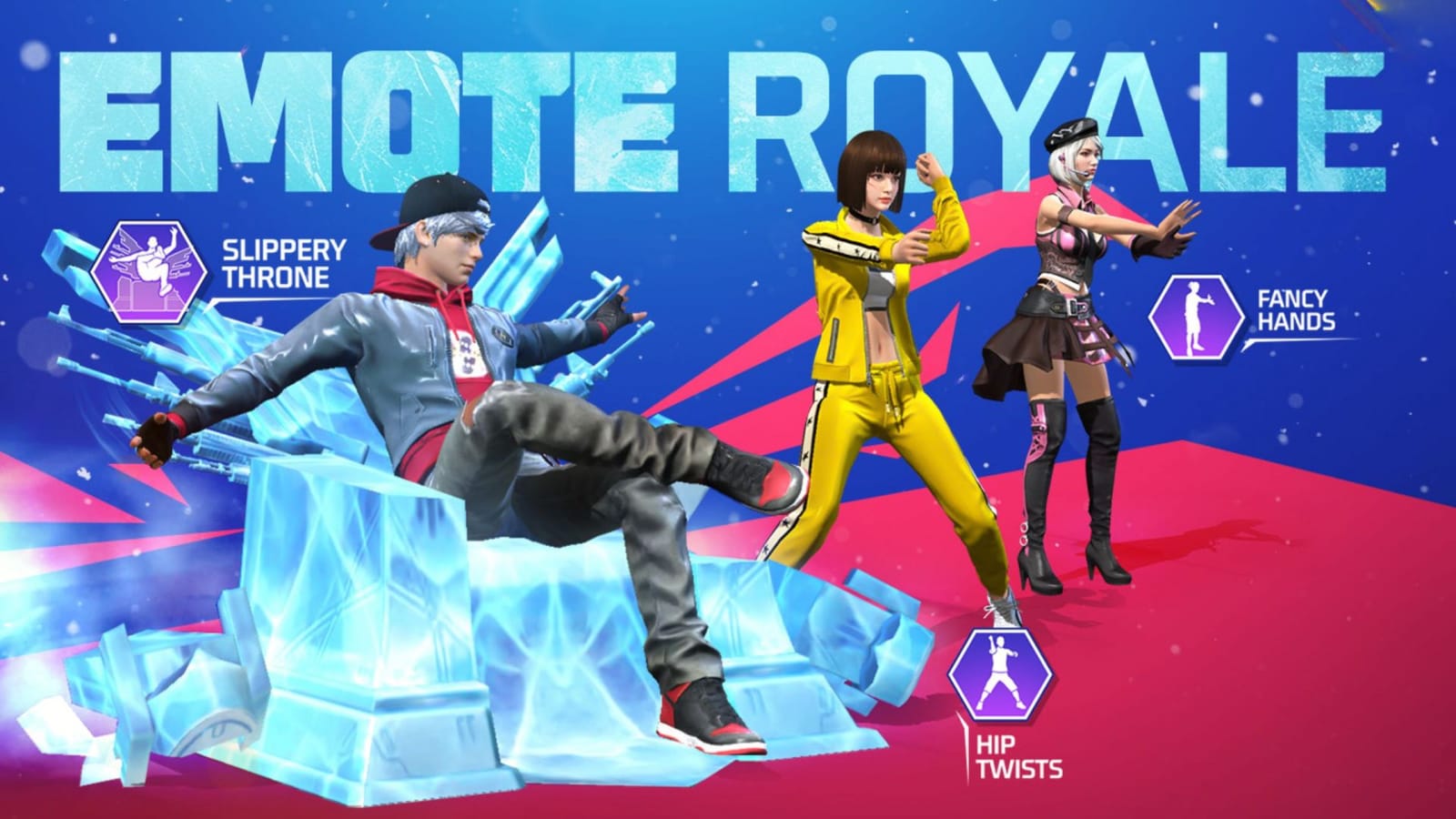 How to get Slippery Throne emote in Free Fire