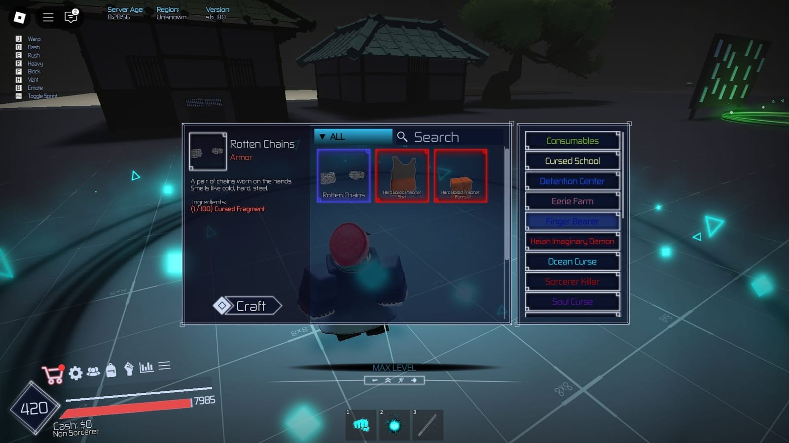 How to get Rotten Chains in Jujutsu Infinite