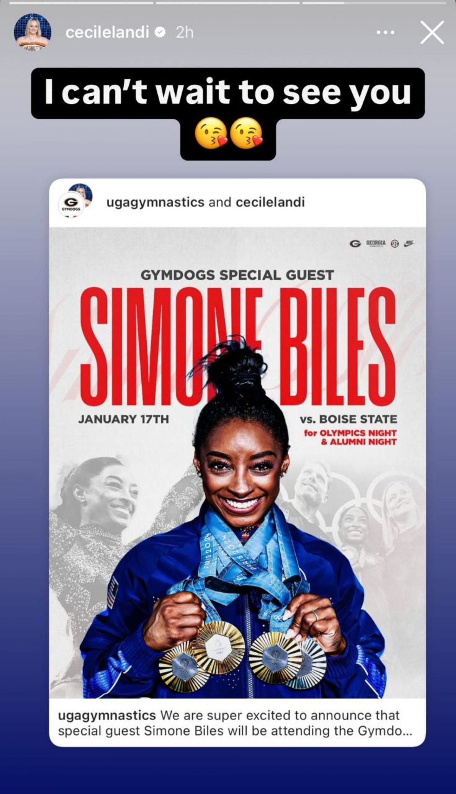 Simone Biles' former coach Cecile Landi expresses excitement over the ...