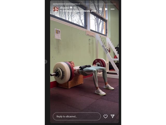 Alica Schmidt shares glimpses of her indoor track workout as she ...