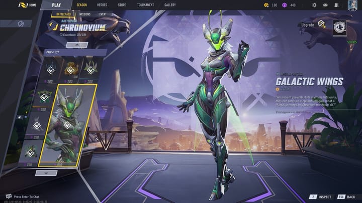 How to unlock the Mantis Galactic Wings skin in Marvel Rivals
