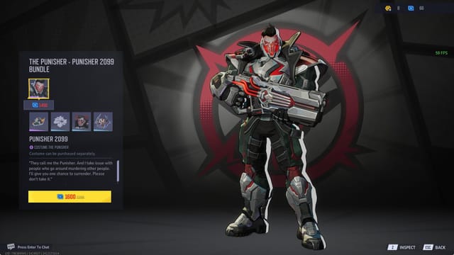 All Marvel Rivals The Punisher skins: Tier list and prices