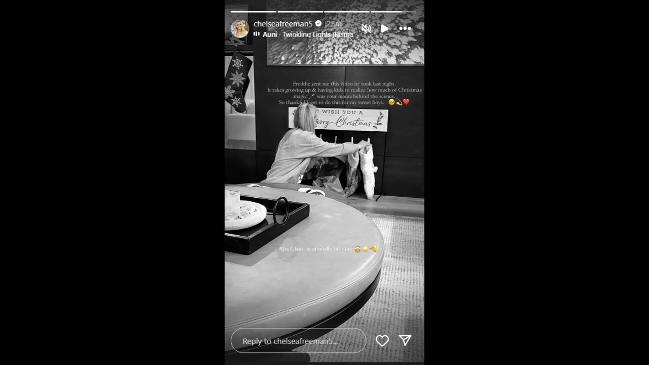 "Mrs. Claus is officially off duty" - Freddie Freeman's wife Chelsea ...