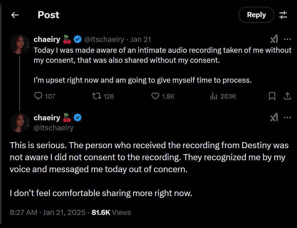 Kick streamer claims Destiny should be on the sex offender registry ...
