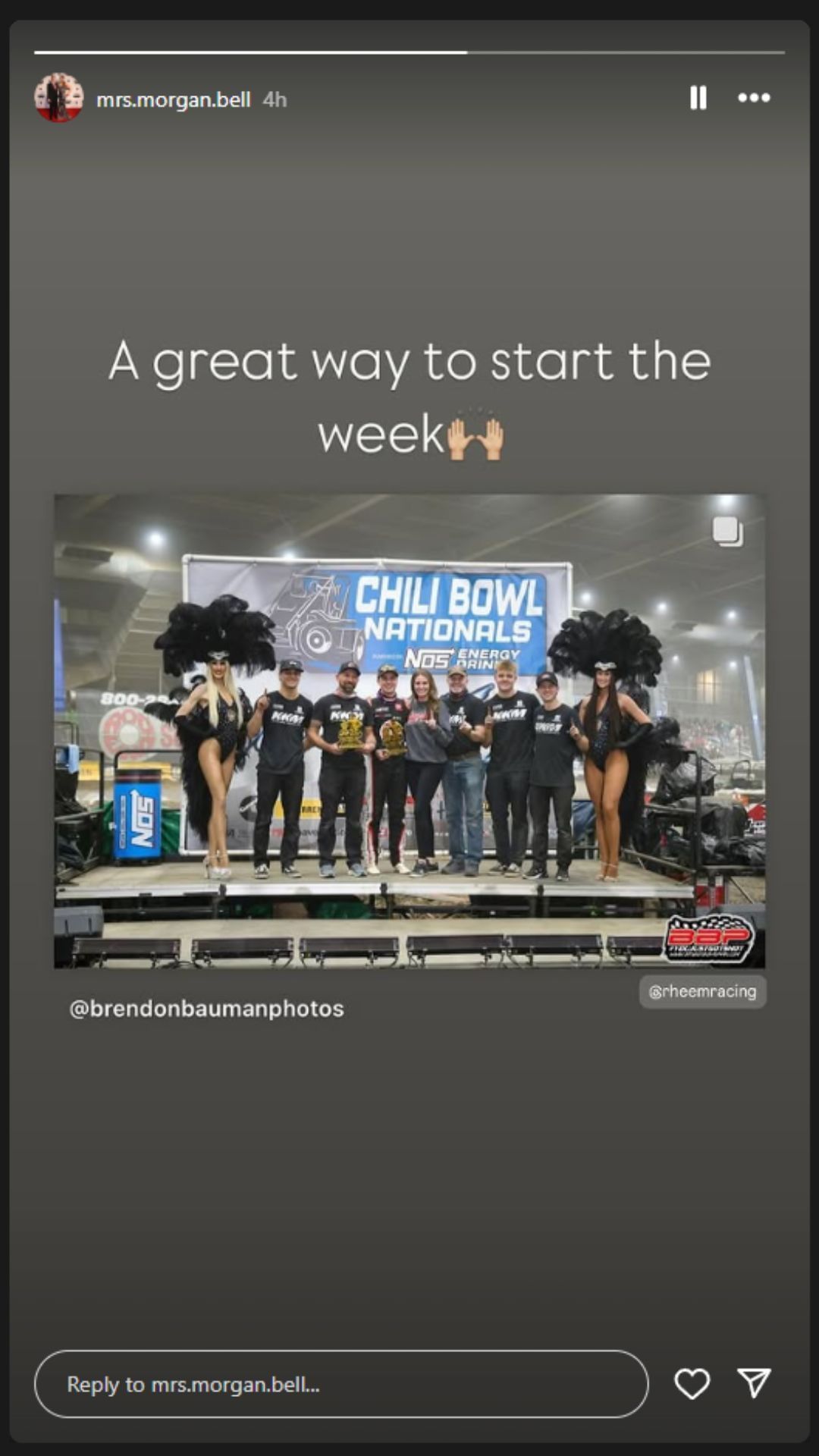 Morgan Bell expresses excitement over husband Christopher Bell’s big ...