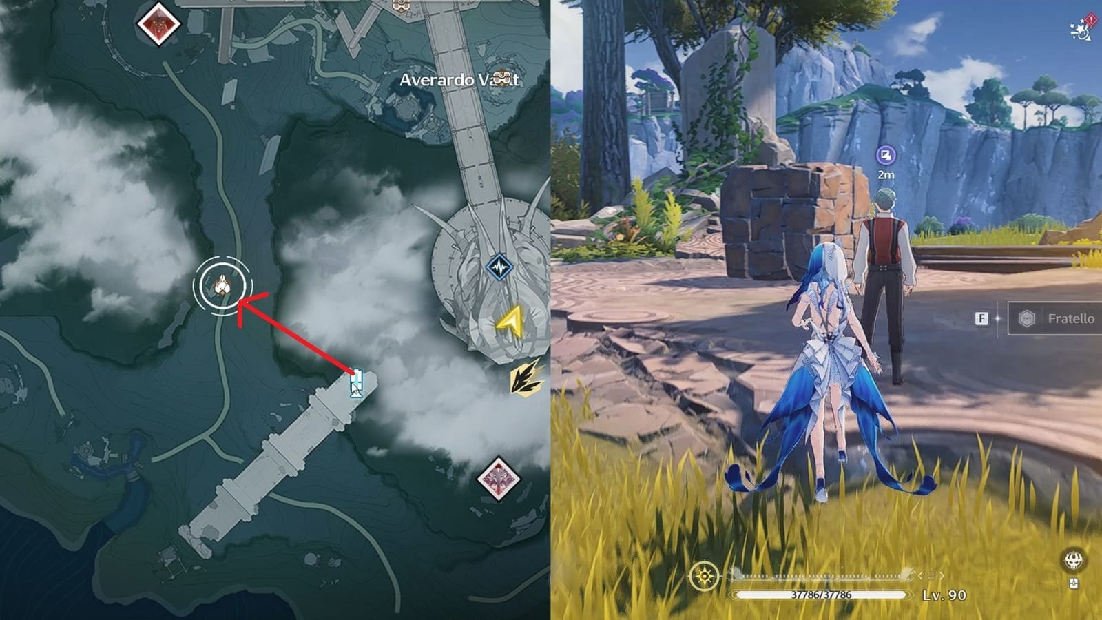 Wuthering Waves: All Averardo Vault Three Fratellis' Challenge locations