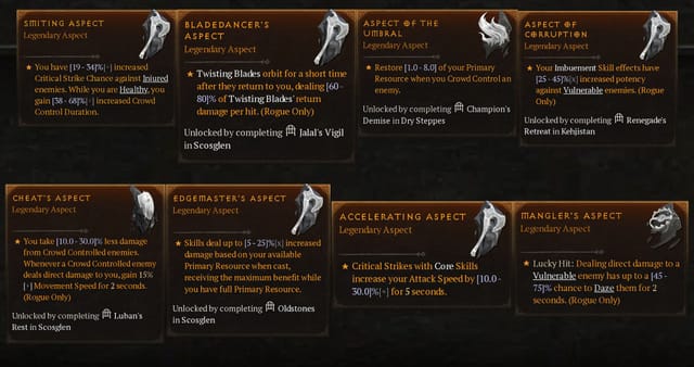 Diablo 4: Complete Twisting Blades Rogue leveling guide