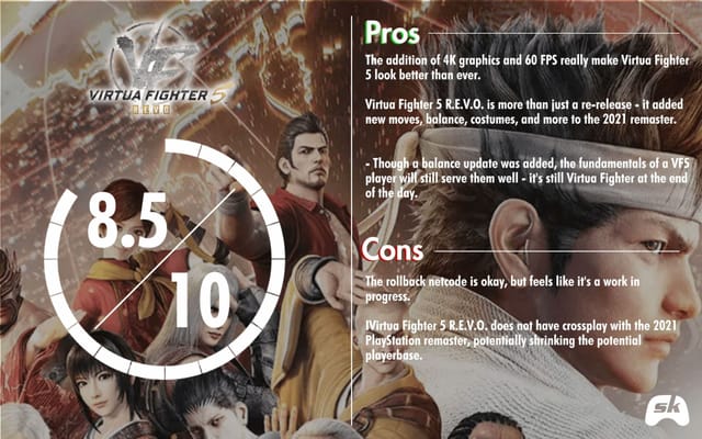 Virtua Fighter 5 R.E.V.O. Review - A solid update to a classic fighting game