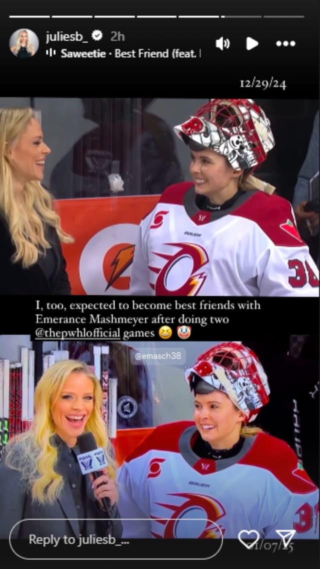 Emerance Maschmeyer pens 5-word message for CBS sportscaster Julie ...