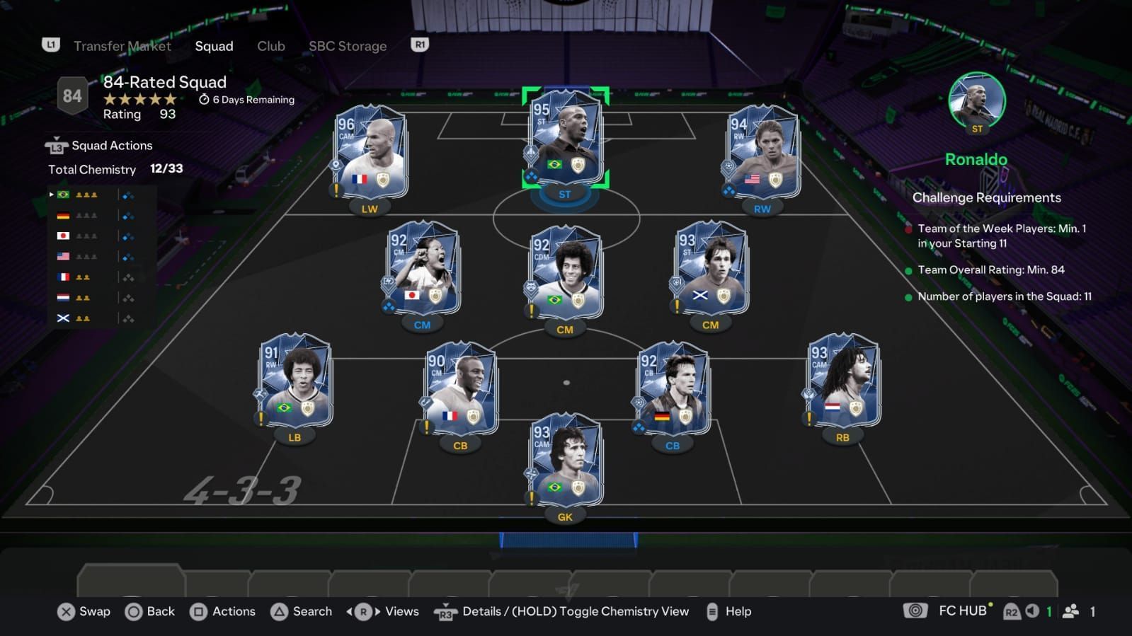 Best players available in the EA FC 25 Mixed Icon player pick SBC