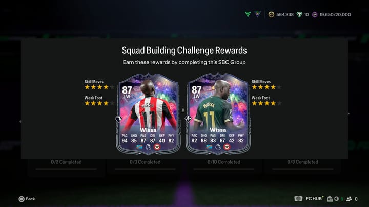 EA FC 25 Yoane Wissa NumeroFUT SBC: All tasks and cheapest solutions