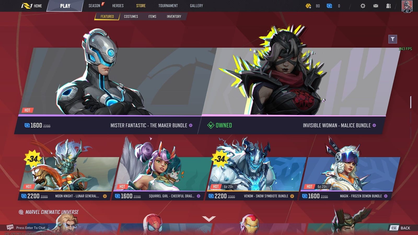 How to get Invisible Woman Malice skin in Marvel Rivals