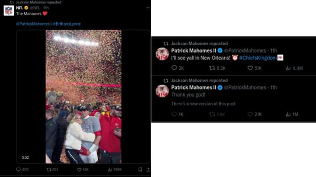 Patrick Mahomes: Patrick Mahomes' brother Jackson posts heartwarming ...