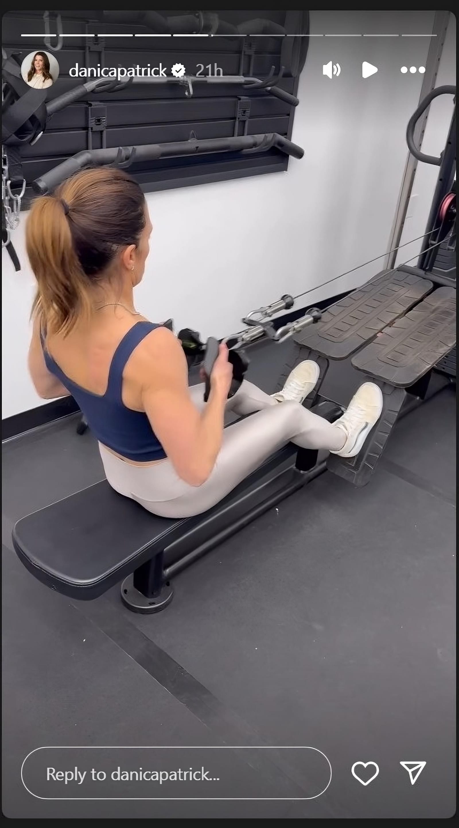 Danica Patrick Shows Off Toned Physique Amid Intense Workout In Latest