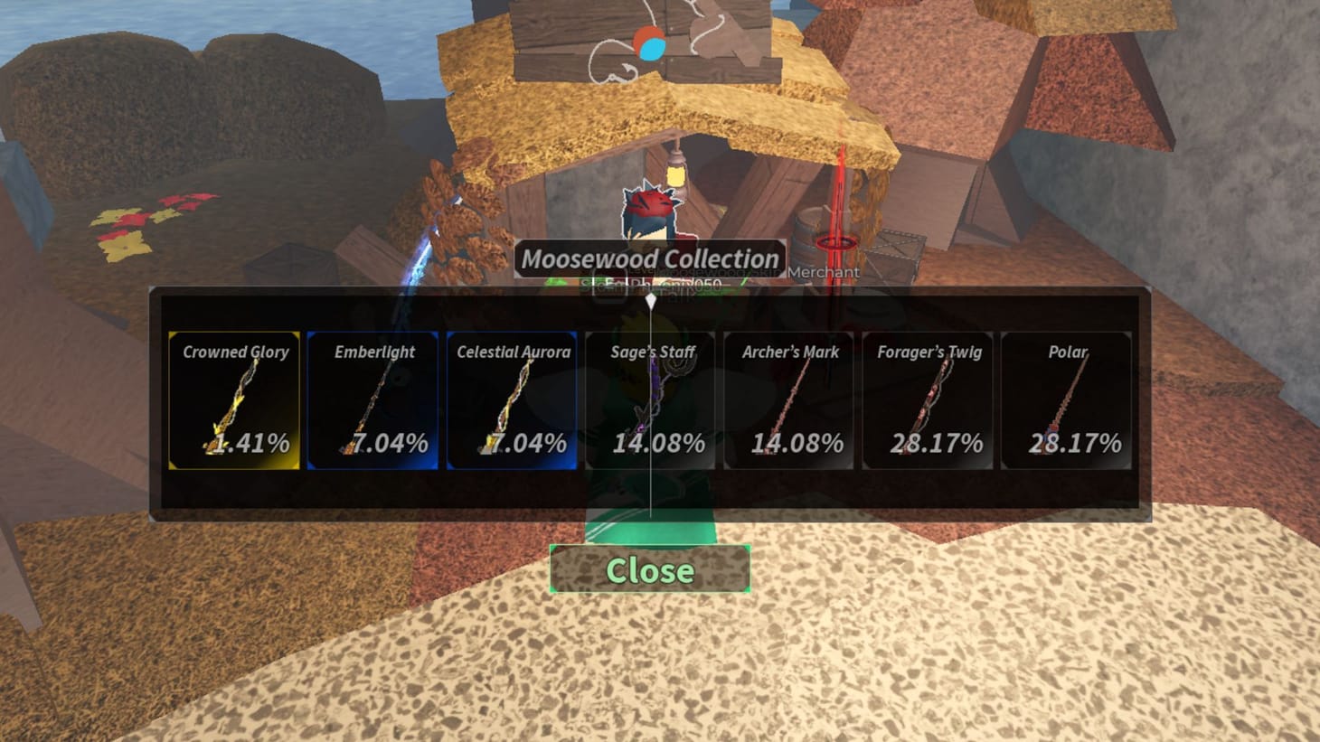 All rod skins and how to unlock them in Fisch