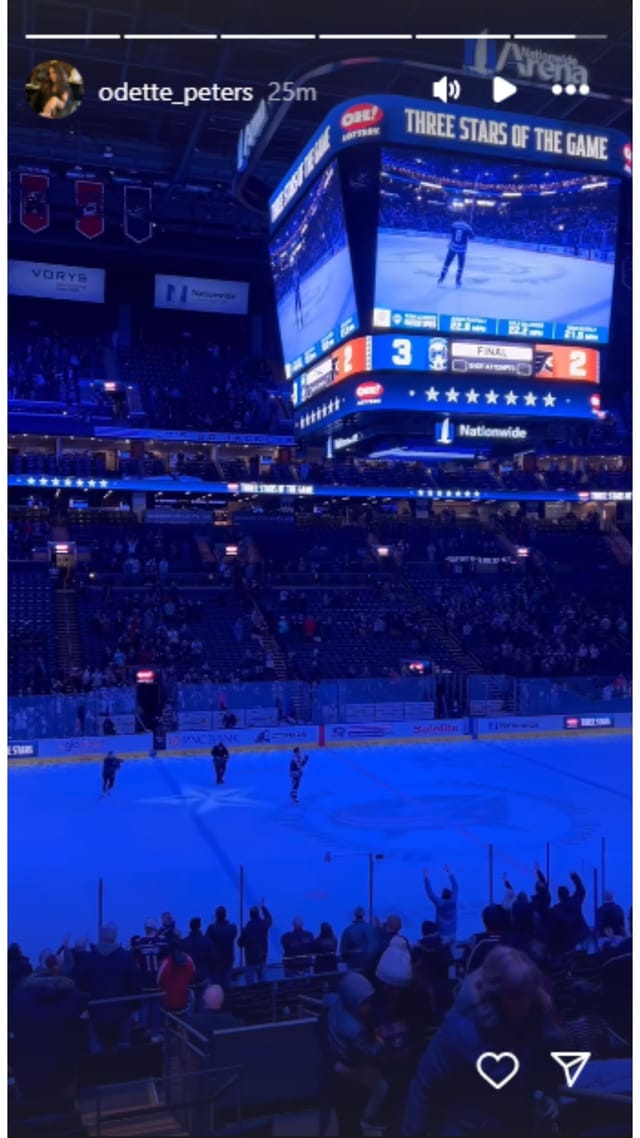 Zach Werenski's fiancee Odette Peters drops one-word reaction to his ...