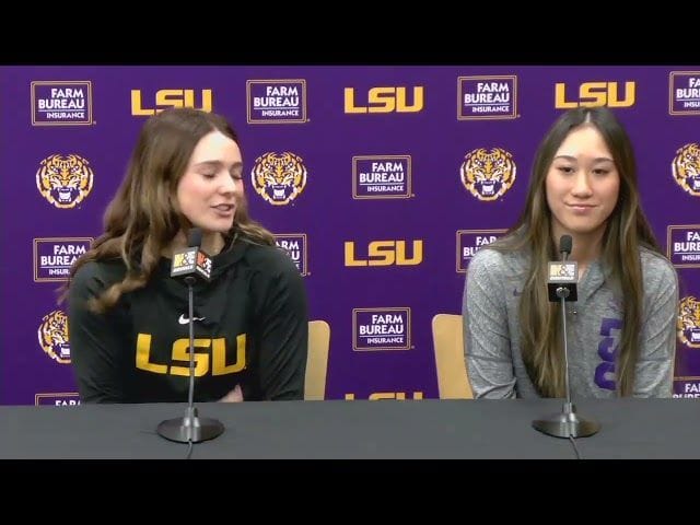"The way Olivia Dunne warms up, it's just automatic" - LSU head coach ...