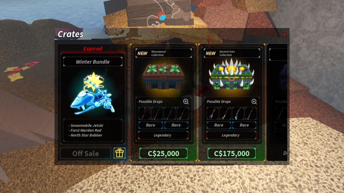 All rod skins and how to unlock them in Fisch