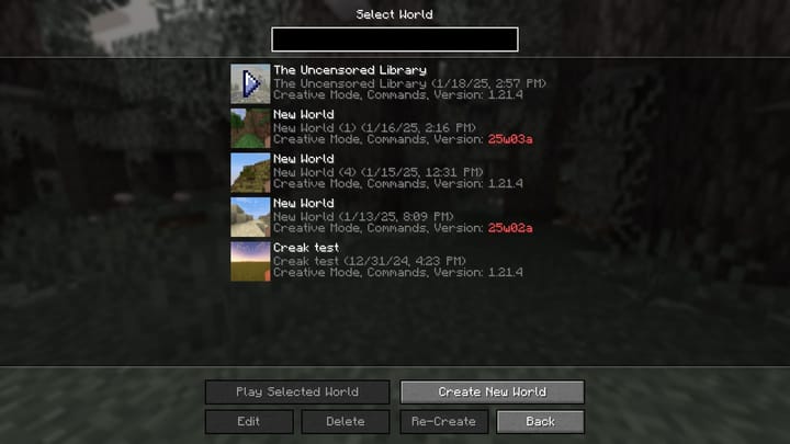How to play Minecraft The Uncensored Library server