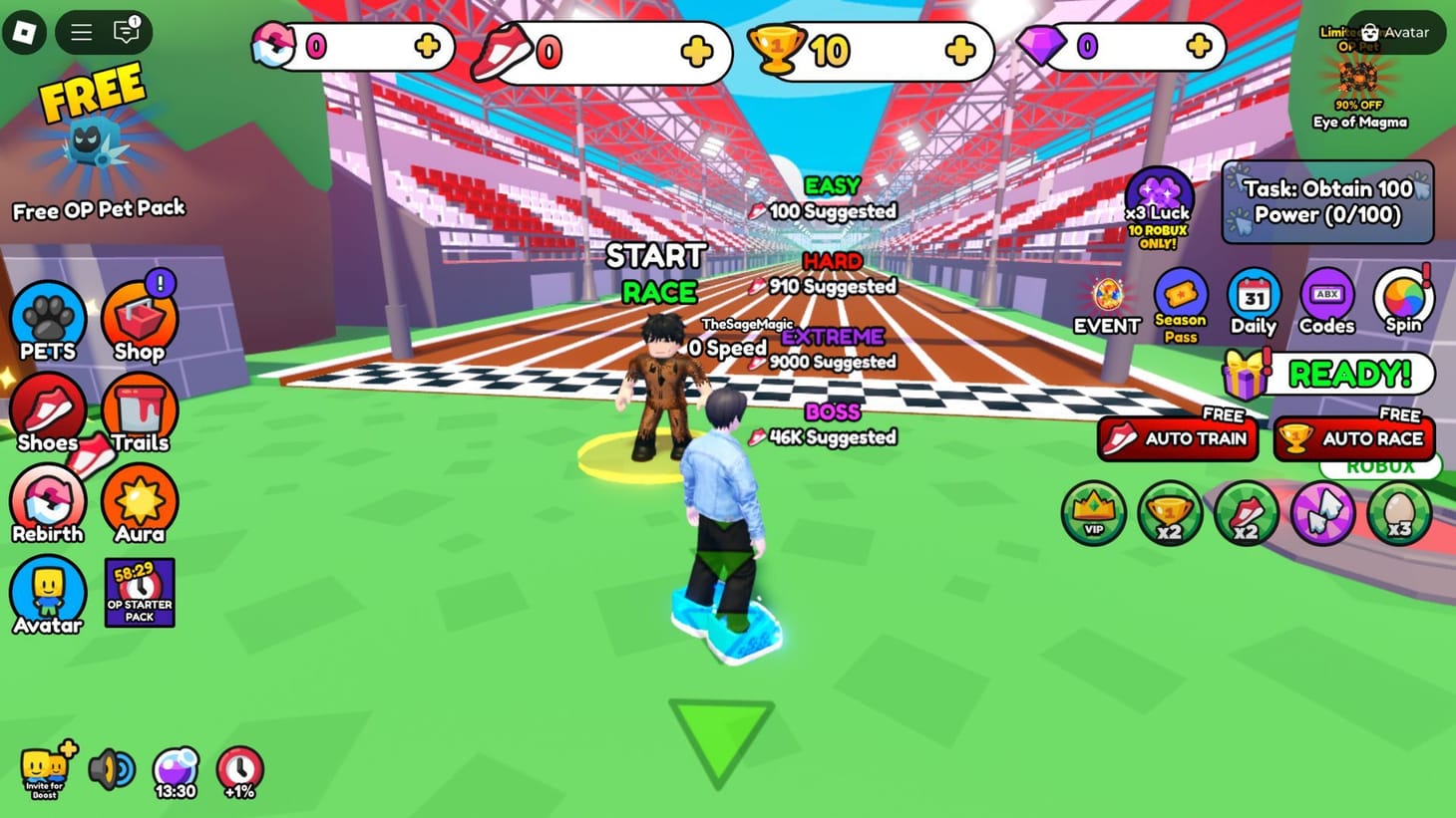 Racing Simulator codes