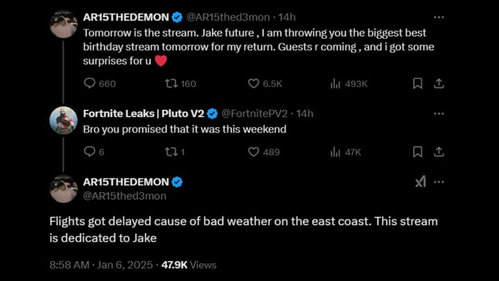 Adin Ross announces Jake Future birthday stream and blames flight ...