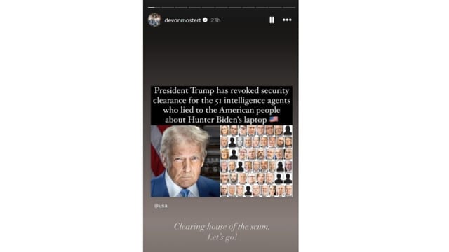 Donald Trump: Raheem Mostert's wife Devon lauds Donald Trump for ...