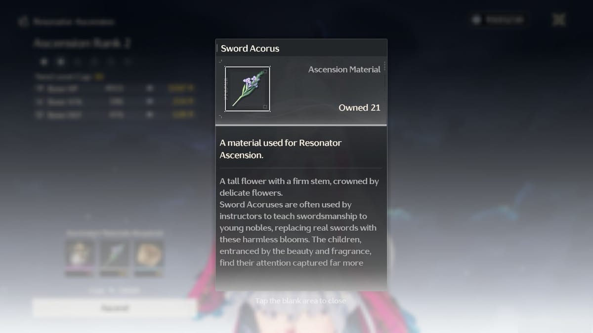 Wuthering Waves Carlotta materials and ascension resources