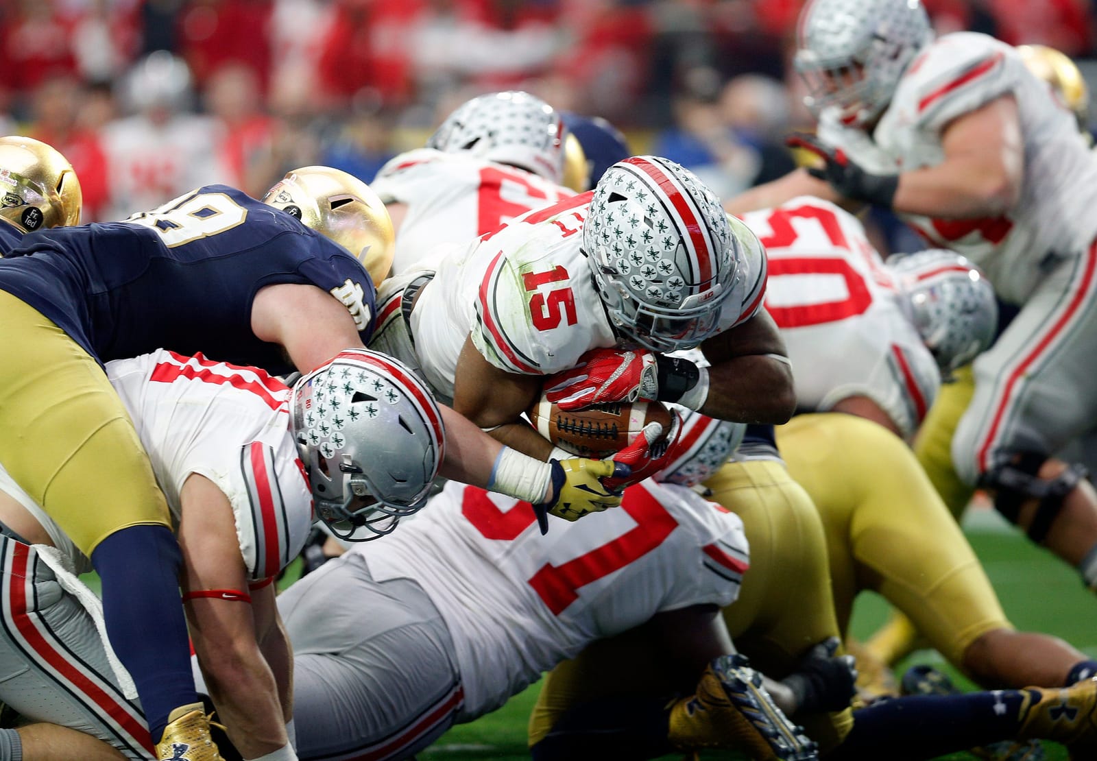national championship: Ohio State vs. Notre Dame football history: H2H ...