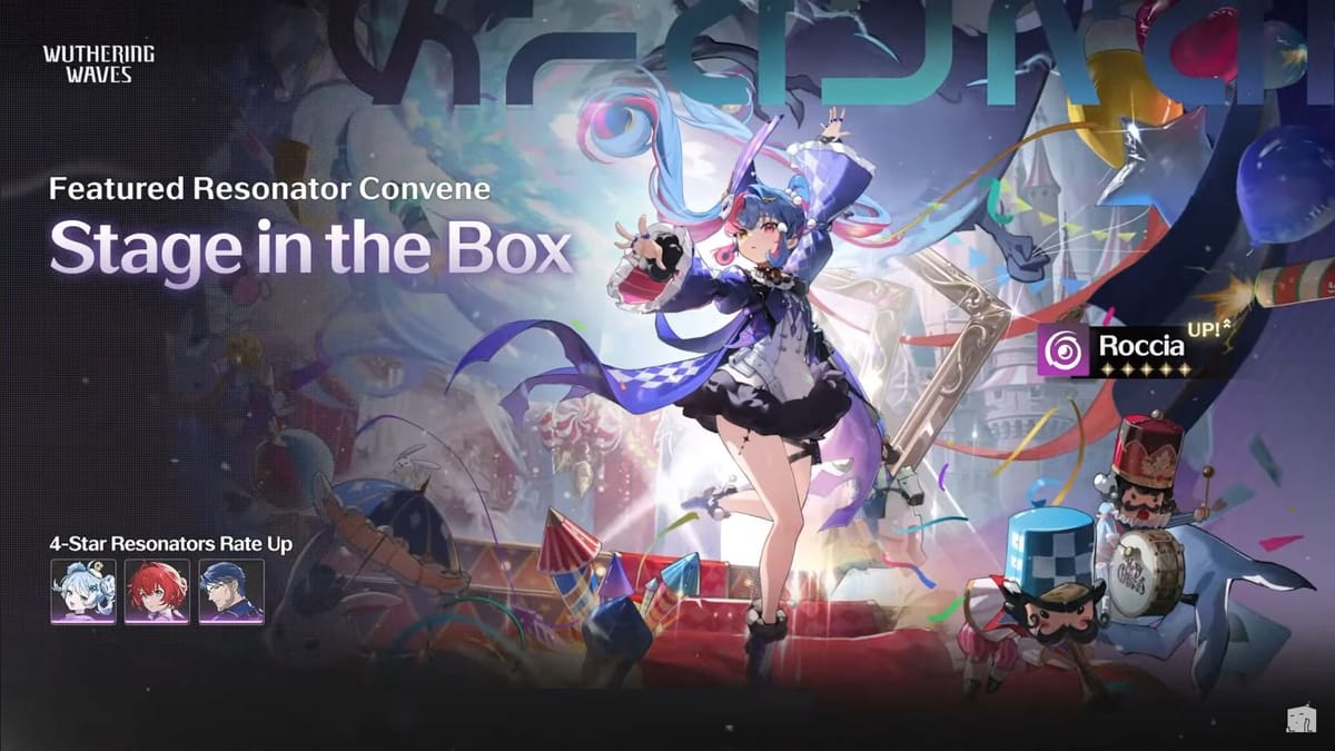 Wuthering Waves 2.0 second-half banner and event schedule