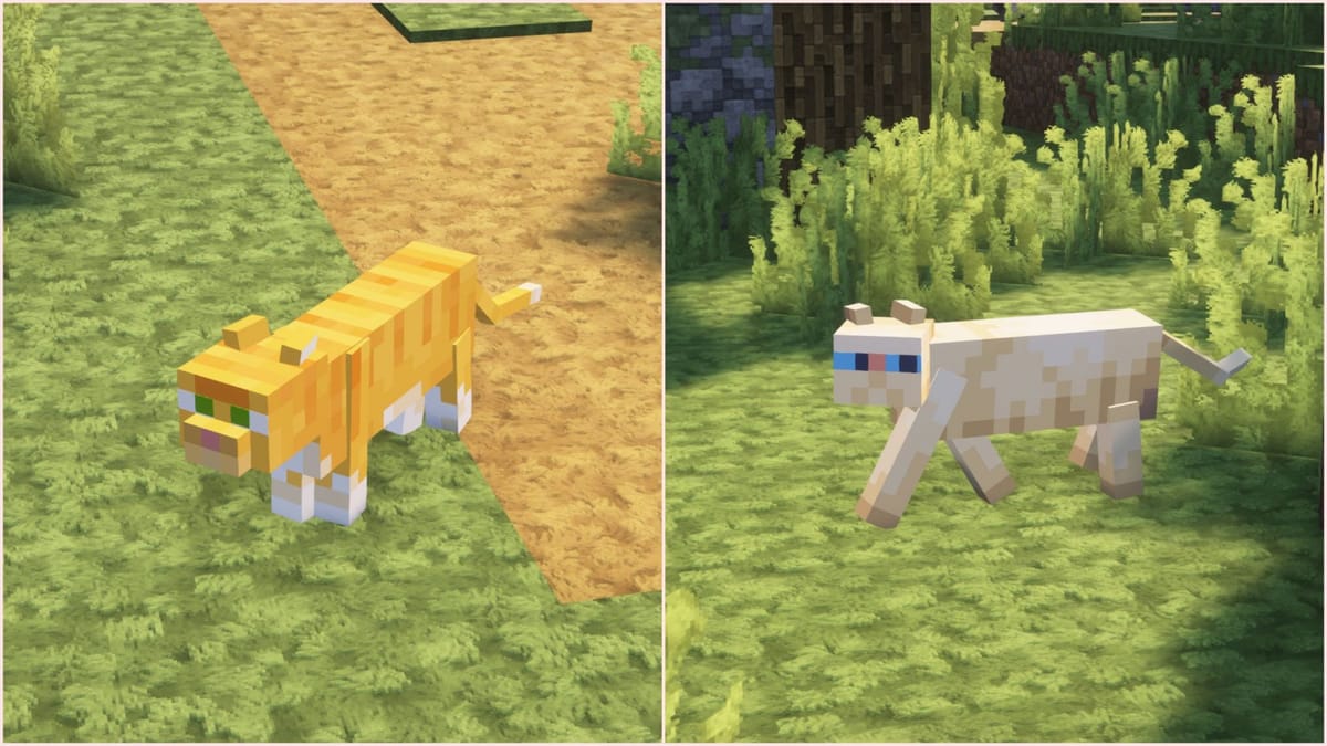 Top 4 mobs with most variants in Minecraft