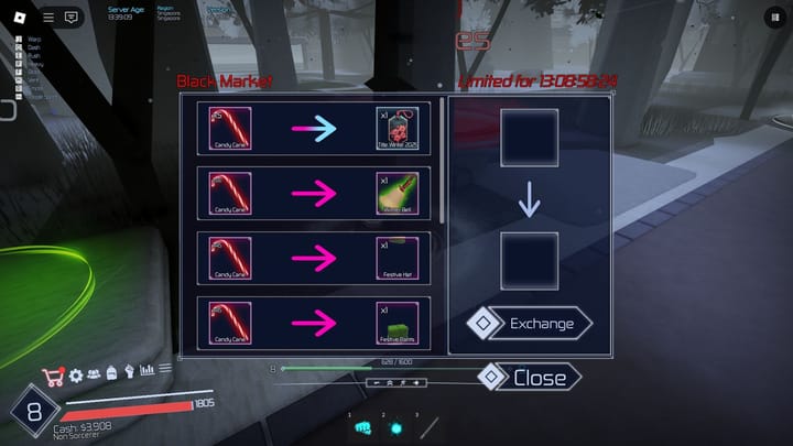 Jujutsu Infinite Winter Event items guide: New armor, Candy Canes, and more