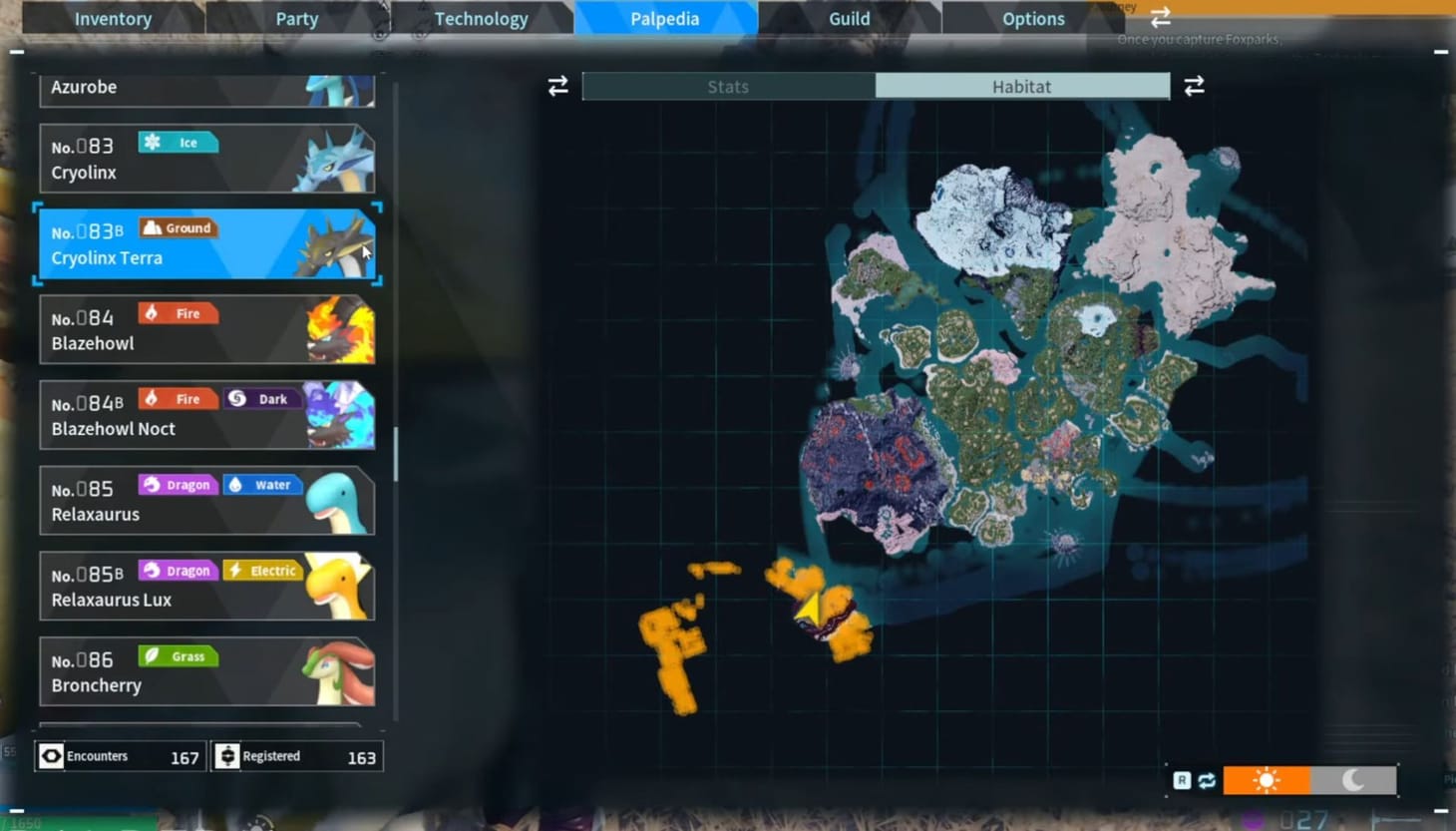 Cryolinx Terra in Palworld: Where to find, best skills, and more