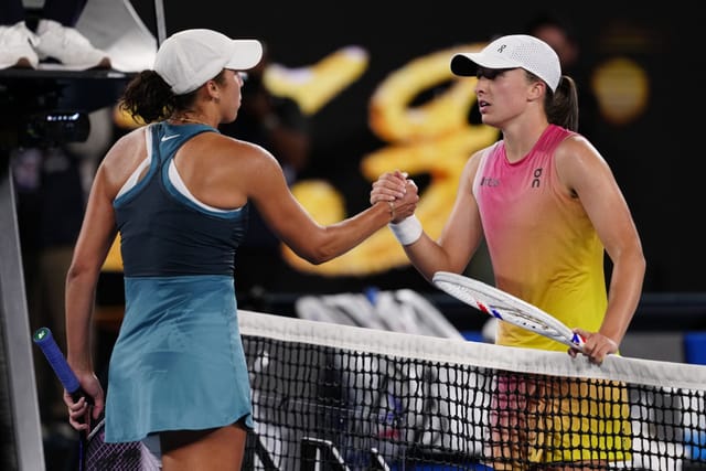 Australian Open clash between identically-dressed twin sisters Annika ...