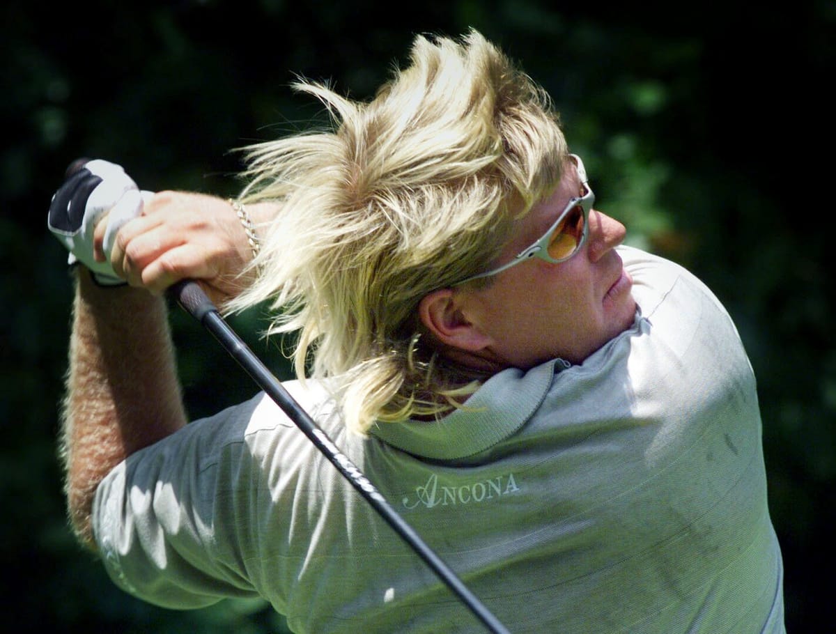 WATCH: John Daly and his son star in hilarious "Beard Hedger" TV commercial