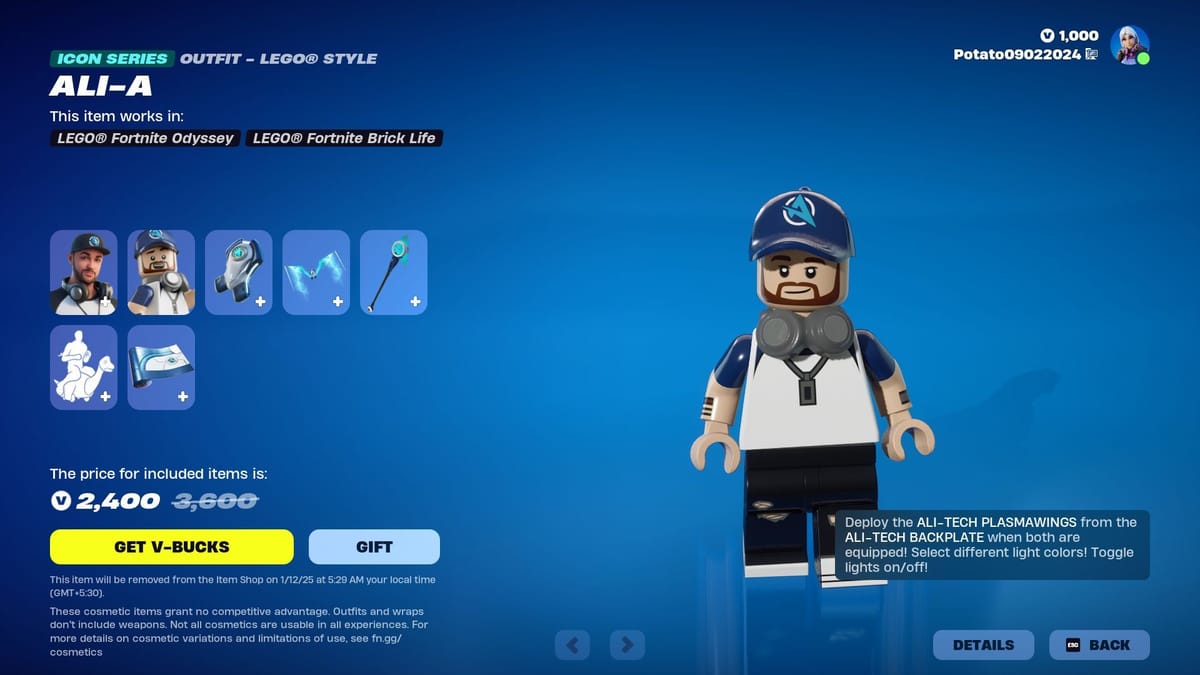 How to get the Ali-A skin in Fortnite