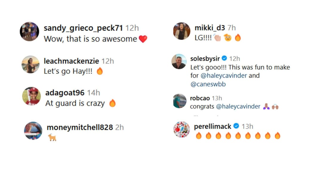 "Only took her 9 years": College hoops fans react to Haley Cavinder ...