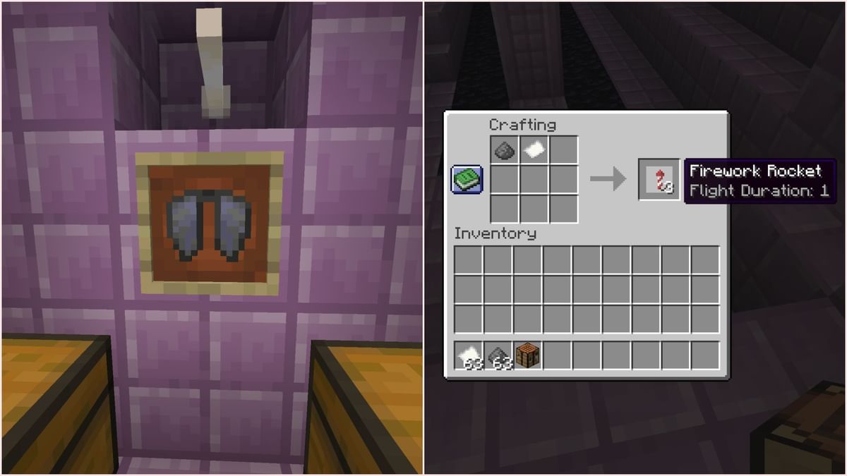 How to use rockets to fly in Minecraft