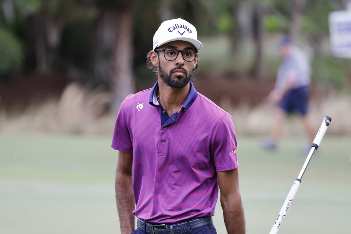 Akshay Bhatia: Akshay Bhatia changes apparel sponsor ahead of The ...