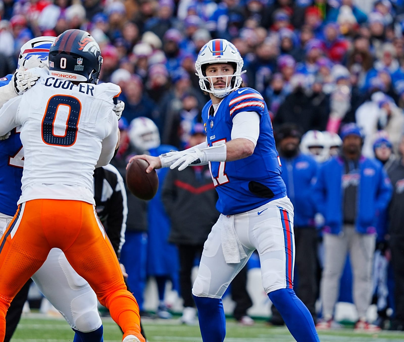 Josh Allen reveals behind-the-scene details from viral referee ...