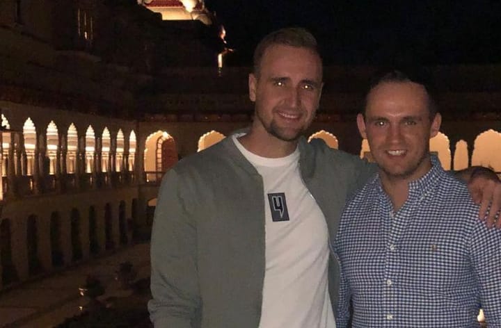 Liam Livingstone family - father, sibling, and girlfriend